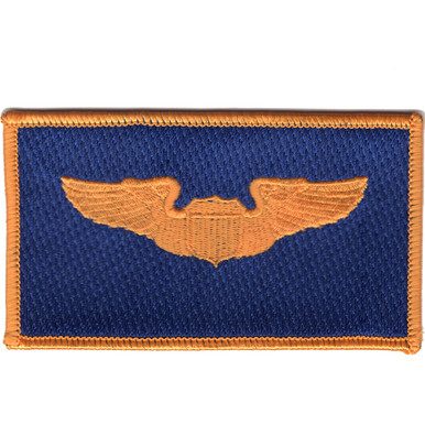 Pilot Wings Air Force Name Patch Blue And Gold | Specialty Patches ...