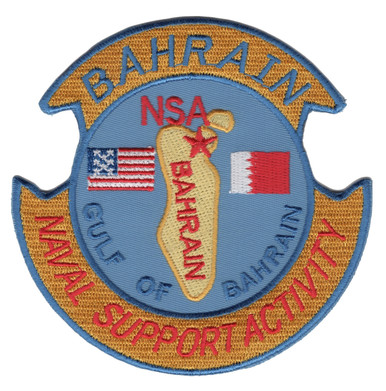 Naval Support Activity Bahrain Patch | Base Patches | Navy Patches | Popular Patch