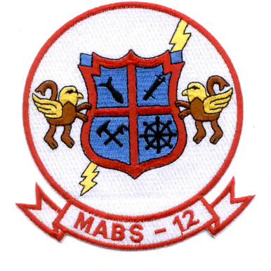 MABS-12 Air Base Squadron Patch | Squadron Patches | Marine Patches ...