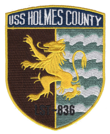 LST-836 USS Holmes County Patch | Amphibious Ship Patches | Navy ...