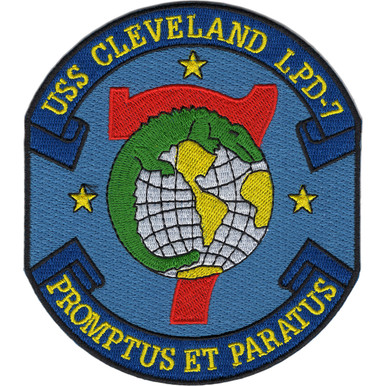 LPD-7 USS Cleveland Patch | Amphibious Ship Patches | Navy Patches ...