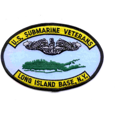 Long Island Veterans Submarine Base Patch | Submarine Patches | Navy ...