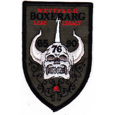 LHD-4 USS Boxer ARG LCAC Legacy Patch Westpac-11 | Amphibious Ship ...