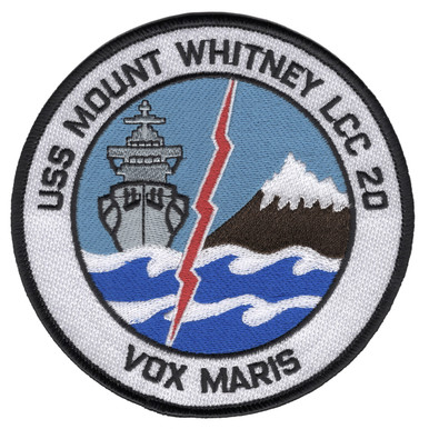 LCC-20 USS Mount Whitney Patch | Ship Patches | Navy Patches | Popular ...