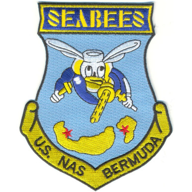 Naval Air Station Bermuda Patch Seabees | Base Patches | Navy Patches ...