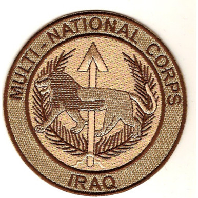 Multi-National Corps Patch Iraq Desert | Combined Forces Patches ...