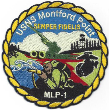 Montford T-MLP-1 Patch | Ship Patches | Navy Patches | Popular Patch
