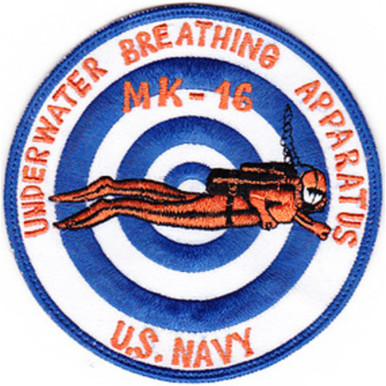 MK-16 Underwater Breathing Apparatus Mark 16 Patches | SEAL Patches ...