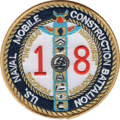 Mobile Construction Battalion NMCB-18 Patch | Popular Patch
