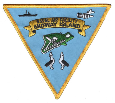 Midway Island Naval Air Facility Patch | Base Patches | Navy Patches ...