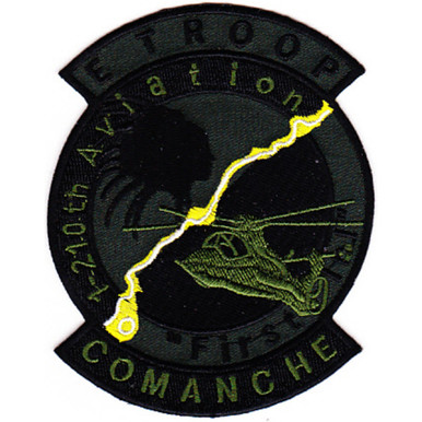 E Troop 1st Battalion 210th Aviation Attack Helicopter Regiment Patch ...