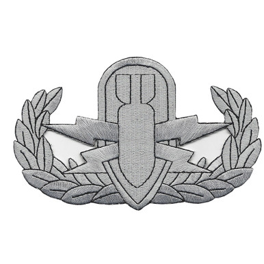 EOD Explosive Ordnance Disposal Silver Basic | Specialty Patches | Navy ...