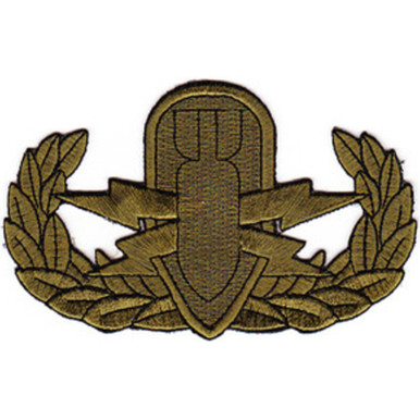 EOD Explosive Ordnance Disposal Basic Badge Subdued Patch | Specialty ...