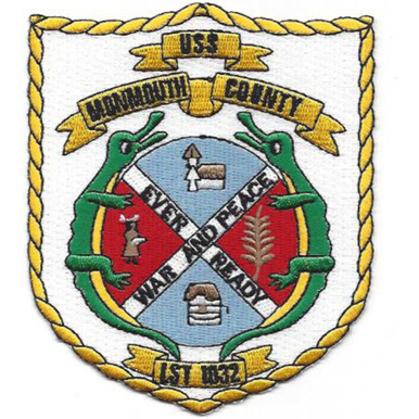 LST-1032 Monmouth County Patch | Amphibious Ship Patches | Navy Patches ...