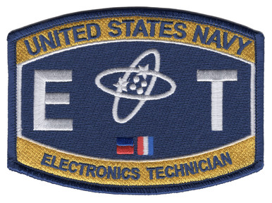 Electronics Technician Rating Patch - ET | Ratings Patches | Navy ...