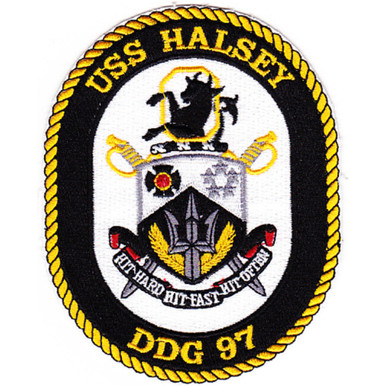DDG-97 Halsey Patch | Destroyer Patches | Navy Patches | Popular Patch