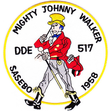 DDE-517 USS Johnny Walker Patch | Destroyer Patches | Navy | Popular Patch