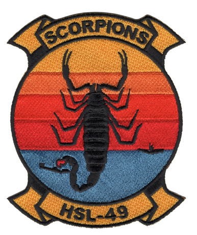 HSL-49 Patch Scorpions | Helicopter Patches | Navy Patches | Popular Patch