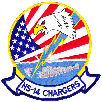 HS-14 Patch Chargers Red White Blue | Helicopter Patches | Navy Patches ...