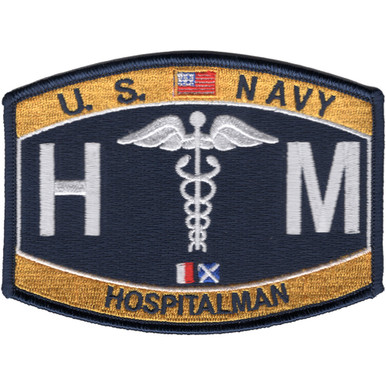 HN Deck Rating Hospitalman Patch | Ratings Patches | Navy Patches ...