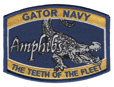 Gator Navy Amphibious Fleet Hat Patch | Specialty Patches | Popular Patch
