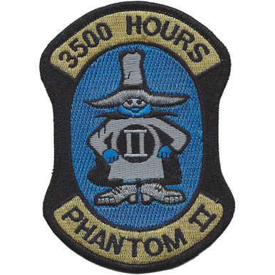 F-4 Phantom II 3500 Hours Patch | Squadron Patches | Navy Patches ...