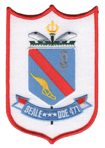 DDE-471 USS Beale Patch | Destroyer Patches | Navy Patches | Popular Patch