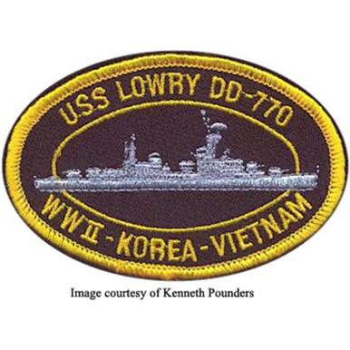 DD-770 USS Lowry Patch - Version B | Destroyer Patches | Navy | Popular ...