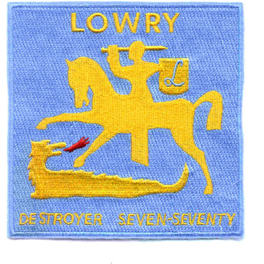 DD-770 USS Lowry Patch | Destroyer Patches | Navy Patches | Popular Patch