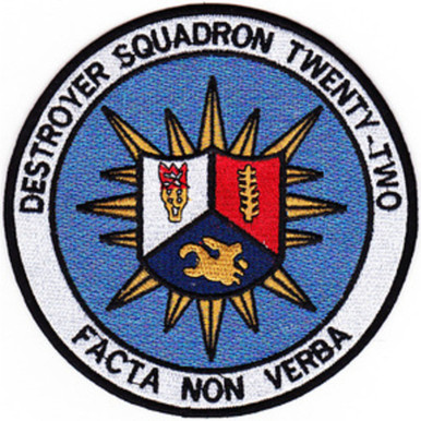 DESRON 22 Destroyer Squadron Patch Facta Non Verba | Destroyer Patches ...