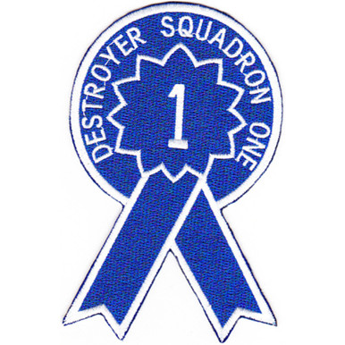DESRON 1 Destroyer Squadron Patch | Destroyer Patches | Navy Patches ...