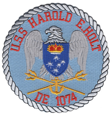 DE-1074 USS Harold E. Holt Patch | Ship Patches | Navy Patches ...