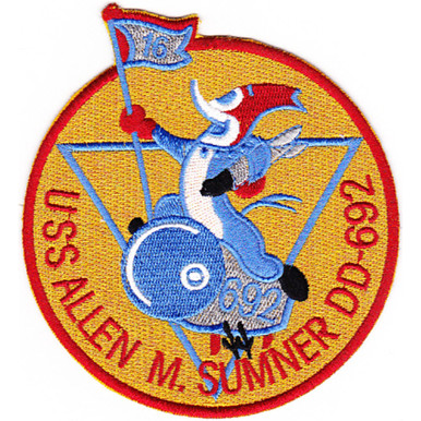 DD-692 USS Allen M Sumner Patch | Destroyer Patches | Navy Patches ...