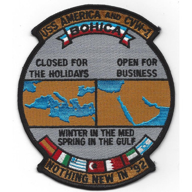 CVA-66 USS America CVW-1 Patch Bohica Nothing New In 92 | Aircraft ...