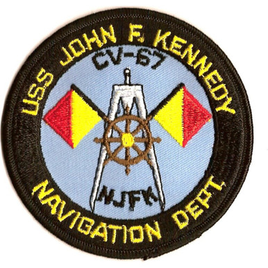 CV-67 USS John F Kennedy Patch Navigation Dept | Aircraft Carrier ...