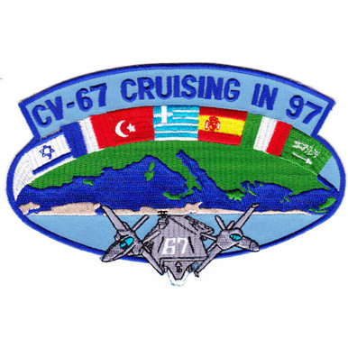 CV-67 USS John F Kennedy Patch Cruising In 97 | Aircraft Carrier ...