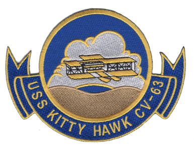 CV-63 USS Kitty Hawk Carrier Patch | Aircraft Carrier Patches | Navy ...