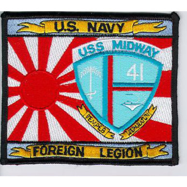 CV-41 USS Midway Multi-Purpose Attack Aircraft Carrier Patch | Aircraft ...
