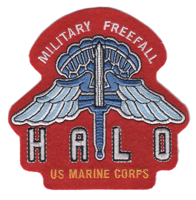 HALO Parachute Jumper Patch Military Freefall | Specialty Patches ...