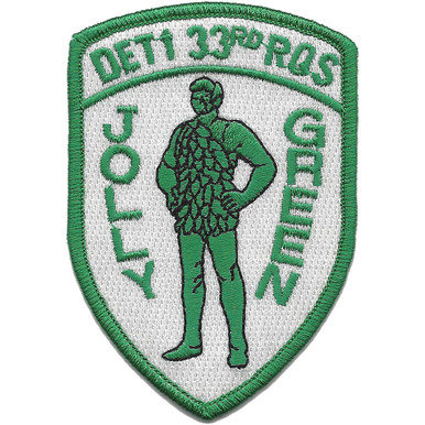 Det. 1st 33rd RQS Jolly Green Patch | Squadron Patches | Air Force ...