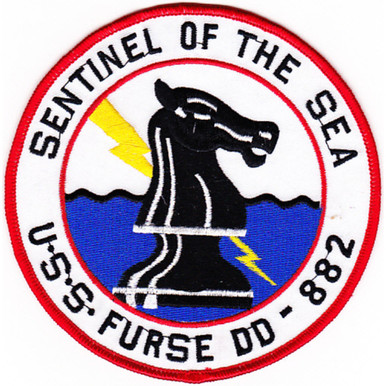 DD-882 USS Furse Patch | Destroyer Patches | Navy Patches | Popular Patch