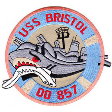 DD-857 A USS Bristol Patch | Destroyer Patches | Navy Patches | Popular ...