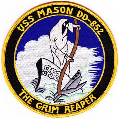 DD-852 USS Leonard F Mason Patch - B Version | Destroyer Patches | Navy ...
