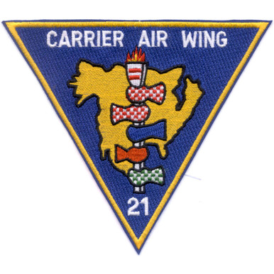 CAW-21 Carrier Air Wing Patch | Squadron Patches | Navy Patches ...