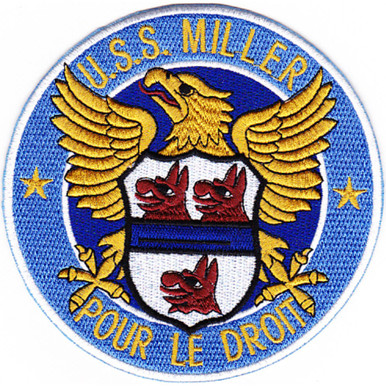 DD-535 MILLER Tin Can Patch Pour Le Droit | Destroyer Patches | Navy ...