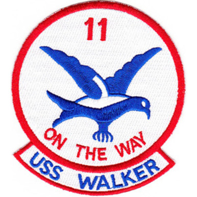 DD-517 USS Walker Patch - Version A | Destroyer Patches | Navy Patches ...