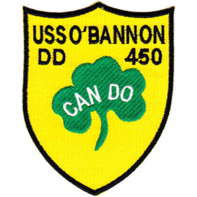DD-450 USS O'Bannon Patch | Destroyer Patches | Navy Patches | Popular ...