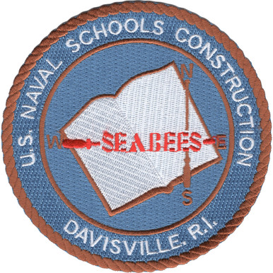 Davisville R.I. Naval Schools Construction Patch | Seabee Patches ...