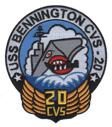 CVS-20 USS Bennington Patch | Aircraft Carrier Patches | Navy Patches ...
