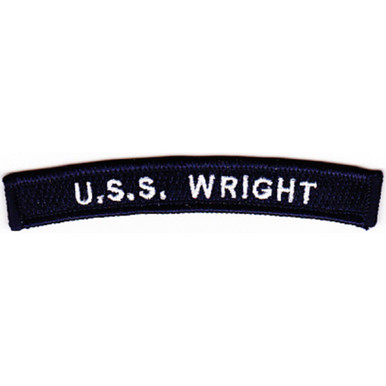 USS Wright Patch Shoulder Rocker | Aircraft Carrier Patches | Navy ...